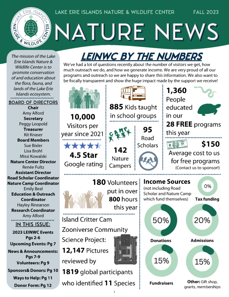 Lake Erie Islands Nature & Wildlife Center – The mission of the Lake ...